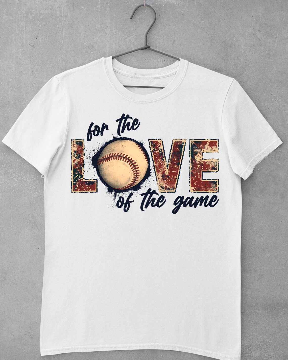 Baseball Love of the Game Png, Love Baseball PNG, Retro Baseball Design ...