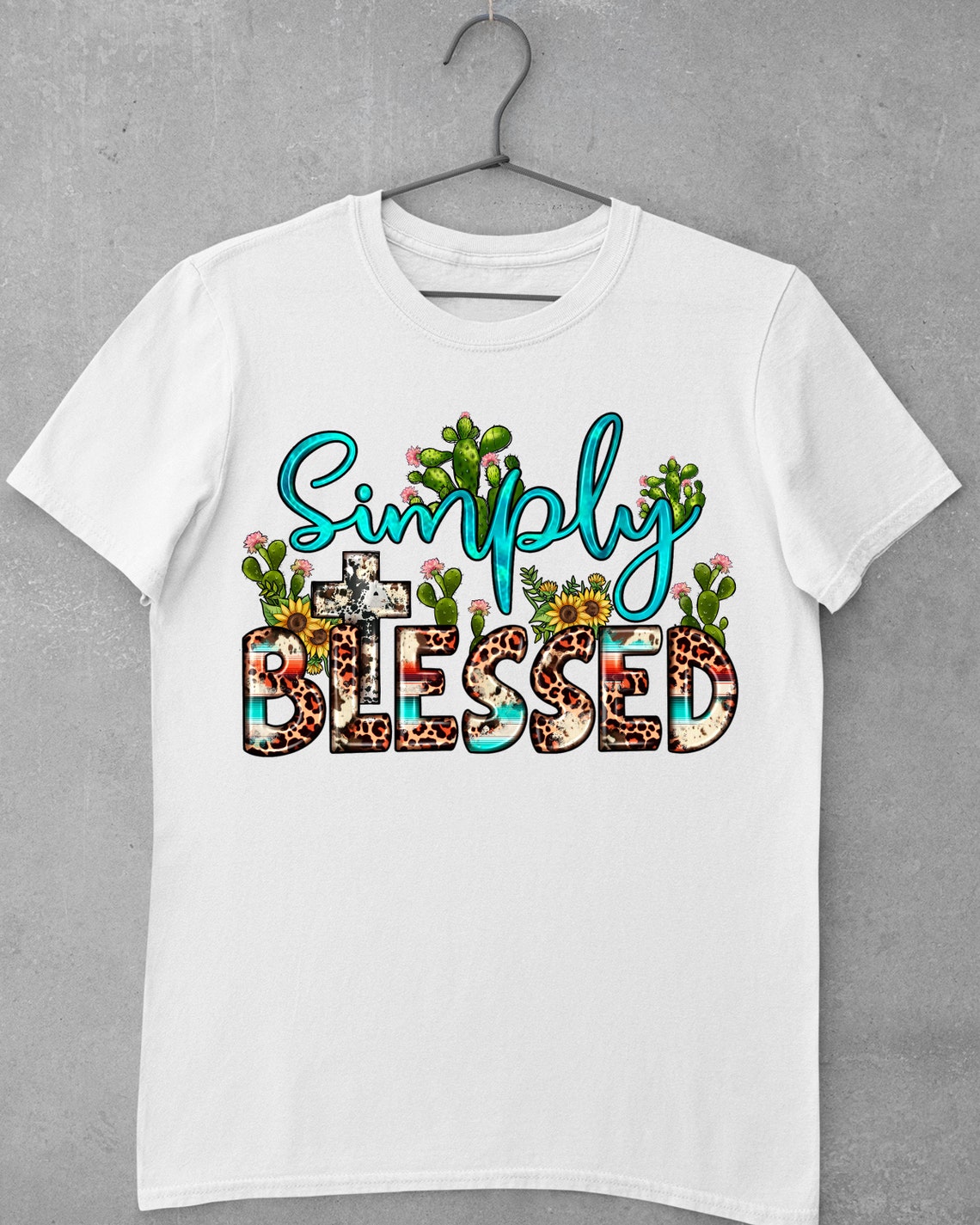 Simply Blessed Png Sublimation Design Faith Png Sublimation - Etsy