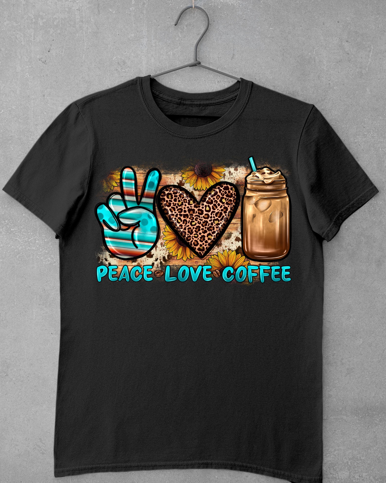 Peace Love Coffee Png Sublimation Design, Coffee Love Png, Coffee ...