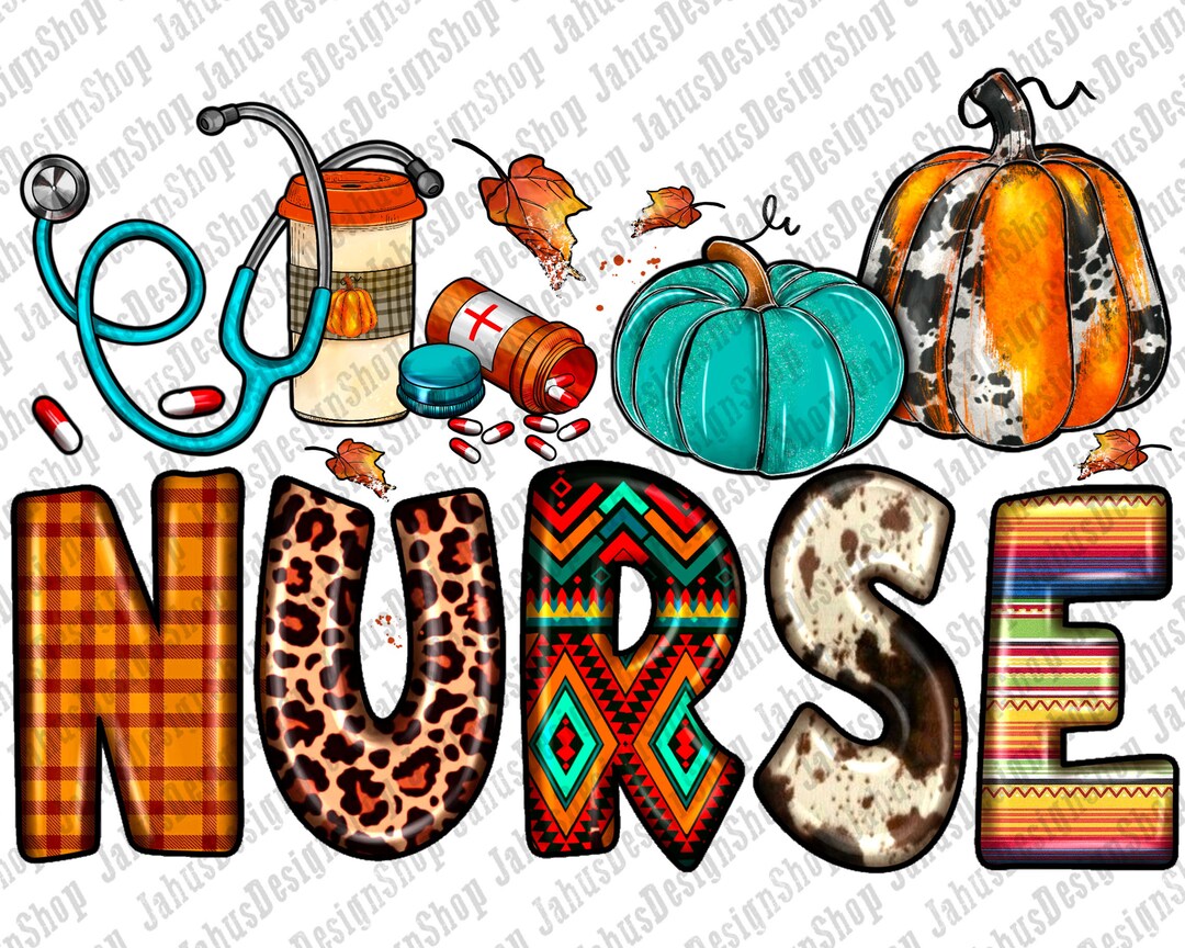 Western Nurse Fall Png Sublimation Design Nurse Pngfall Png - Etsy