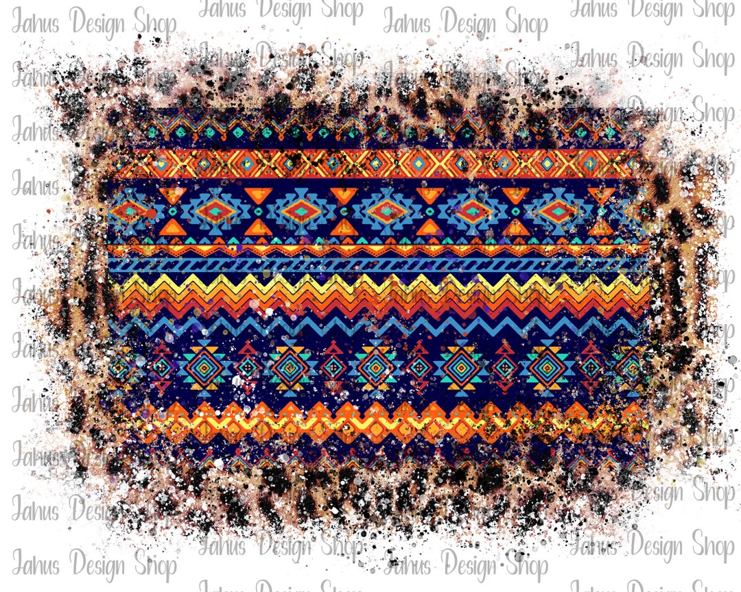 Leopard Aztec Background PNG, Western Aztec PNG, Leopard Pattern ...