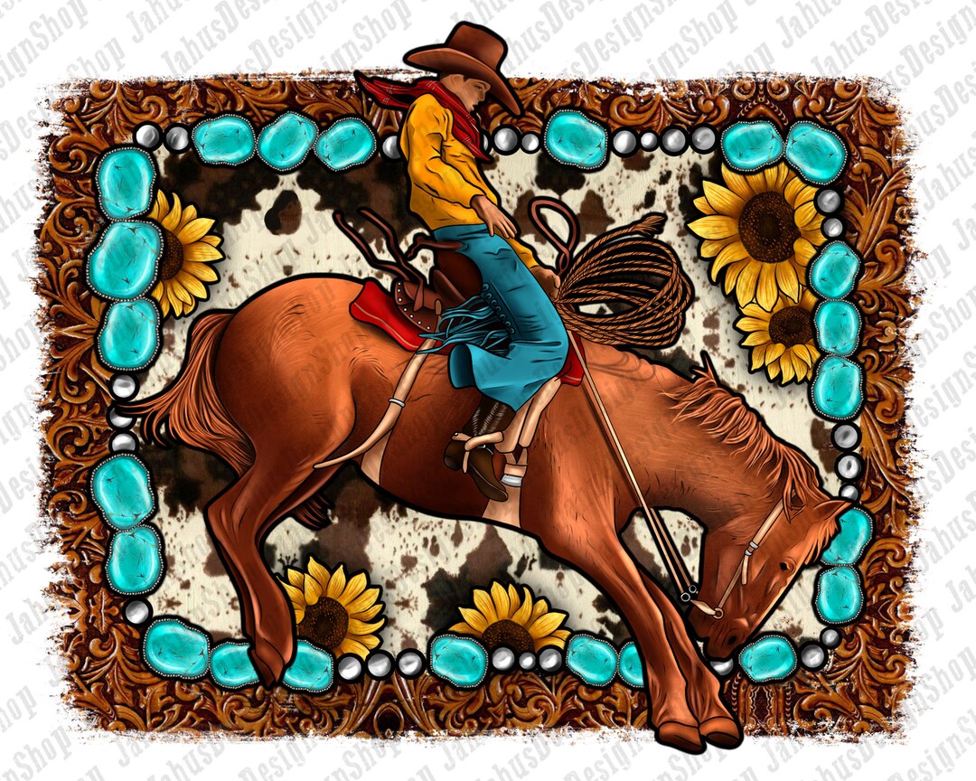 Rodeo Cowboy Distressed Background Png Design, Rodeo Cowboy Png, Branco ...