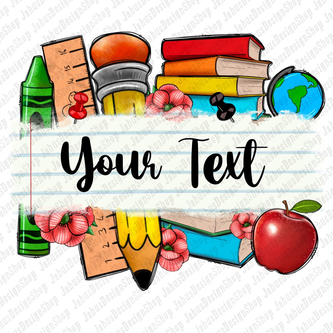 Personalized Teacher Png Sublimation Design Download, Back to School ...