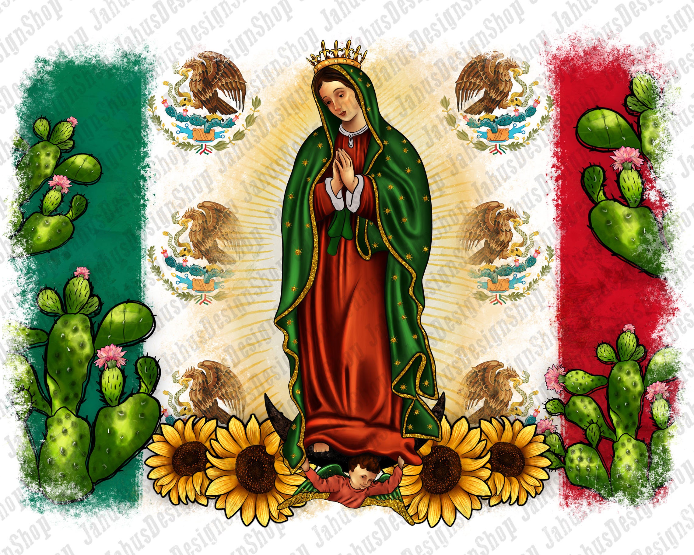 Mexican Virgin Mary Wallpaper