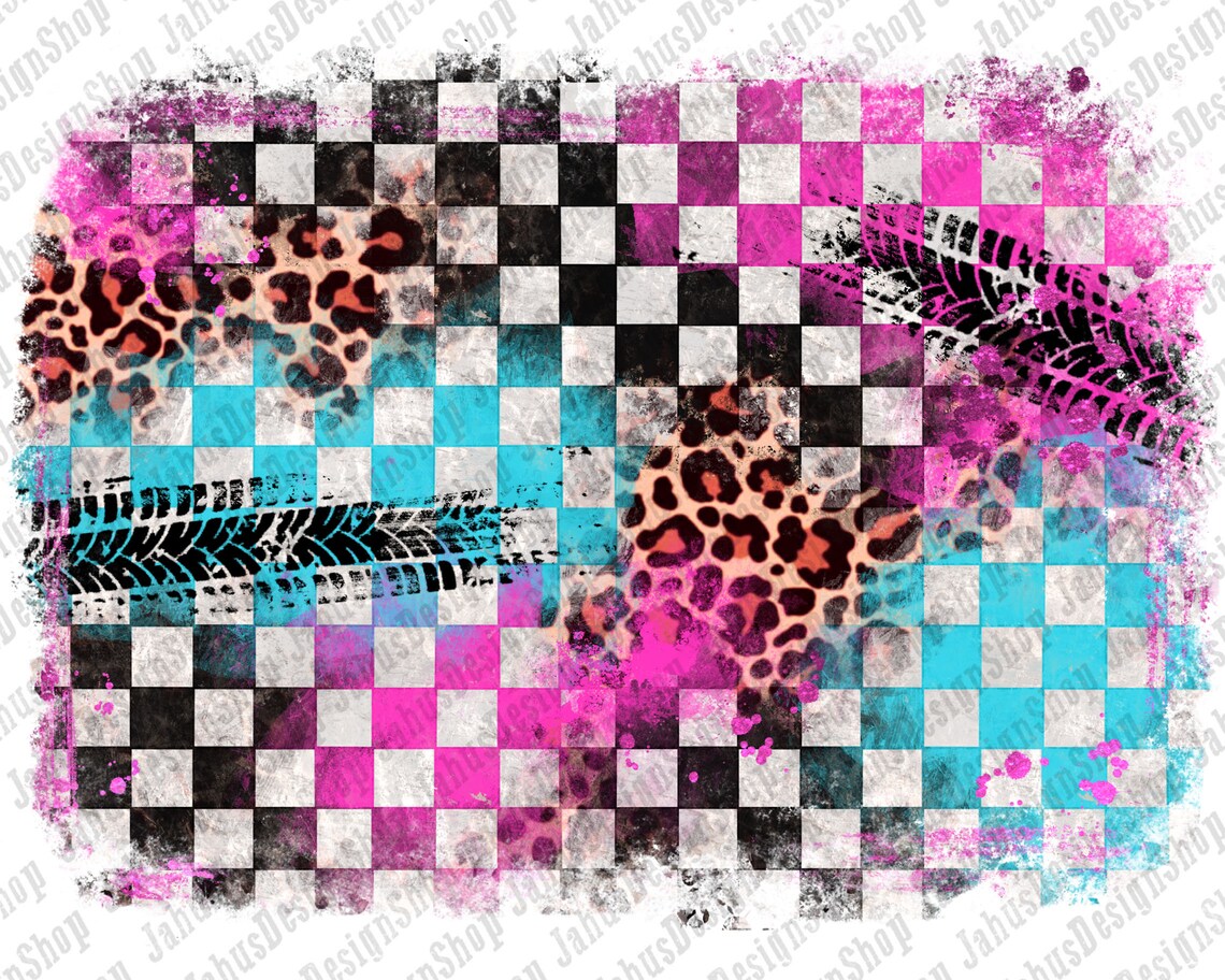 Western Race Background Png Sublimation Design Checkered Race - Etsy