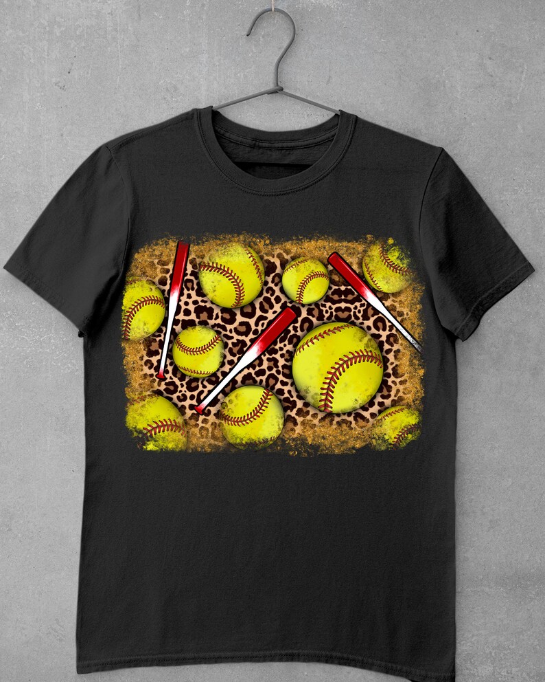 Softball Leopard Distressed Background Png Design, Softball Background ...