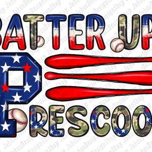 Batter up Preschool Png Sublimation Design, School Png, Preschool Png ...
