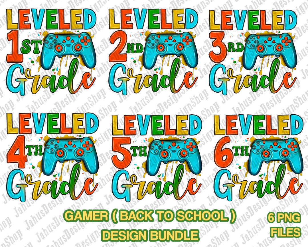 Gamer Back to School Png Design Bundle Back to School Png - Etsy