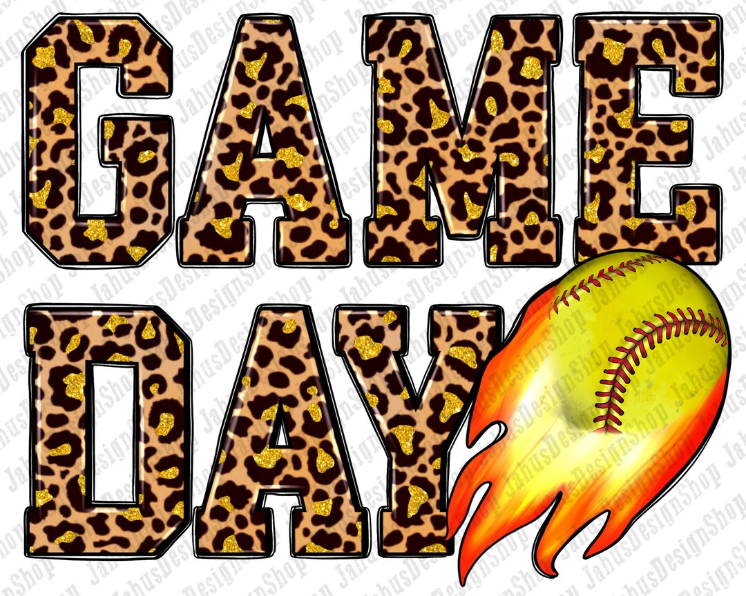 Game Day Leopard Pattern Png Sublimation Design Game Day Png - Etsy