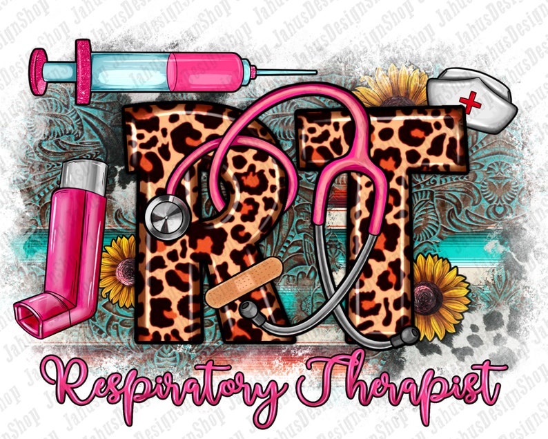 RT Respiratory Therapist Assistant Png Sublimation Design Download ...