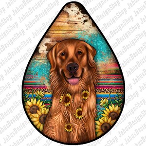 Dogs Teardrop Earrings Png Sublimation Design Bundle, Animal Teardrop ...