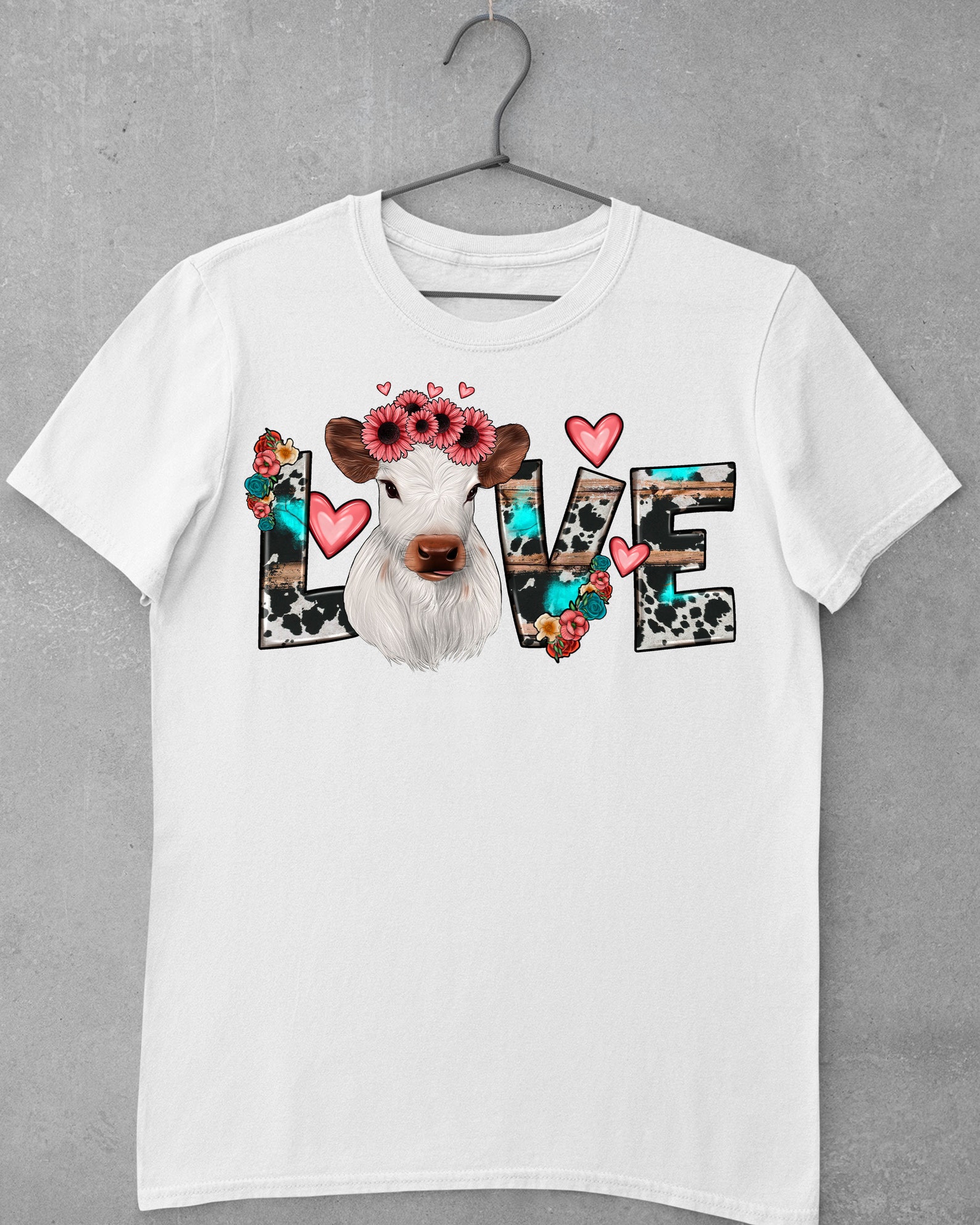 Calf Love Png ,valentine Calf Love Png, Valentine Png, Floral Calf Png ...