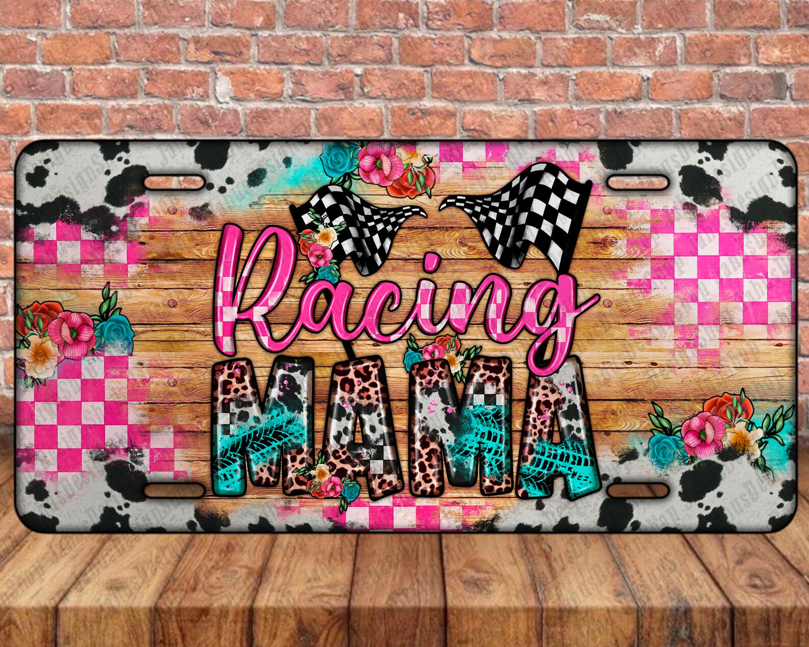 Western Racing Mama License Plate Png Sublimation Design,race Png,sport ...
