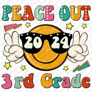Peace Out School Bundle Png Sublimation Design Download, Back to School ...