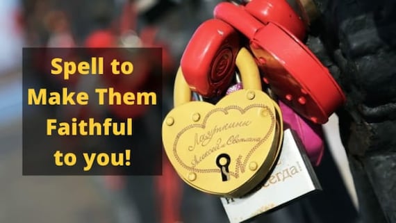 Spell to Make Them Faithful Stop Cheating Spell | Etsy