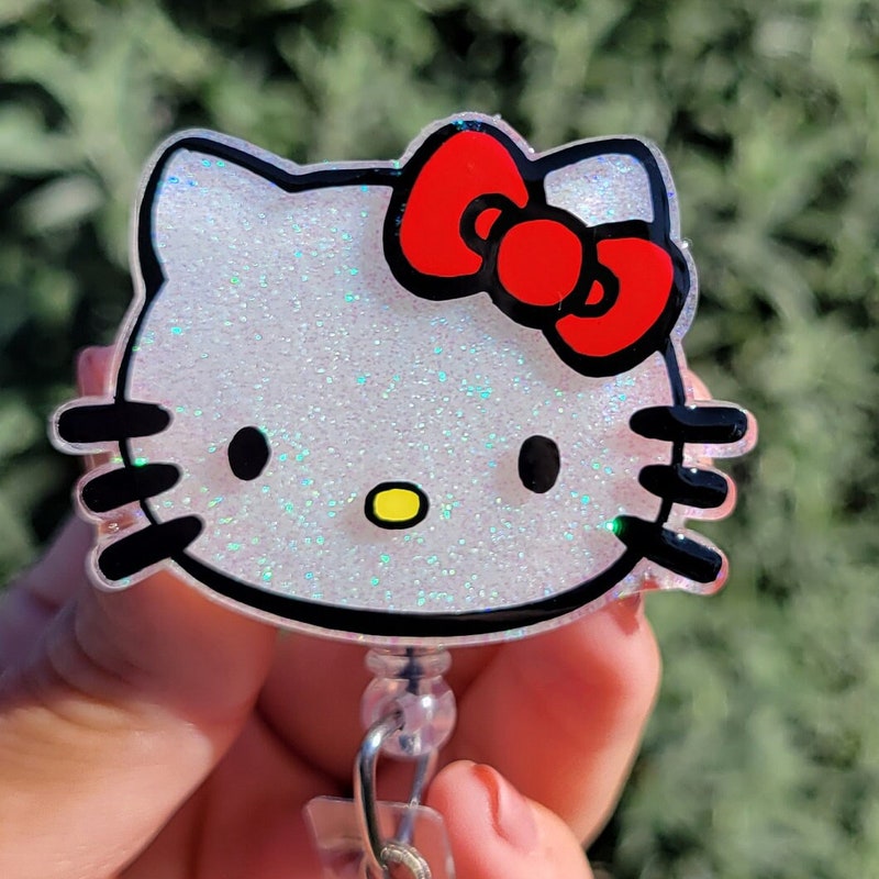 Hello Kittys Badge Holder - Etsy