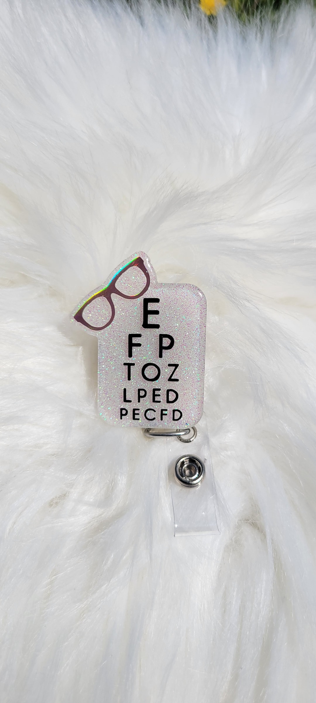 Optometry Badge Reel: Snellen Eye Chart, Retractable ID Holder - Etsy