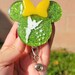 Tinkerbell Mouse Head , Mouse Head Badge Reel, Retractable Badge Reel ...