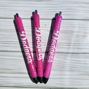 PINK DODGERS GLITTER Inkjoy Refillable Gel Pen Paper Mate Refillable ...