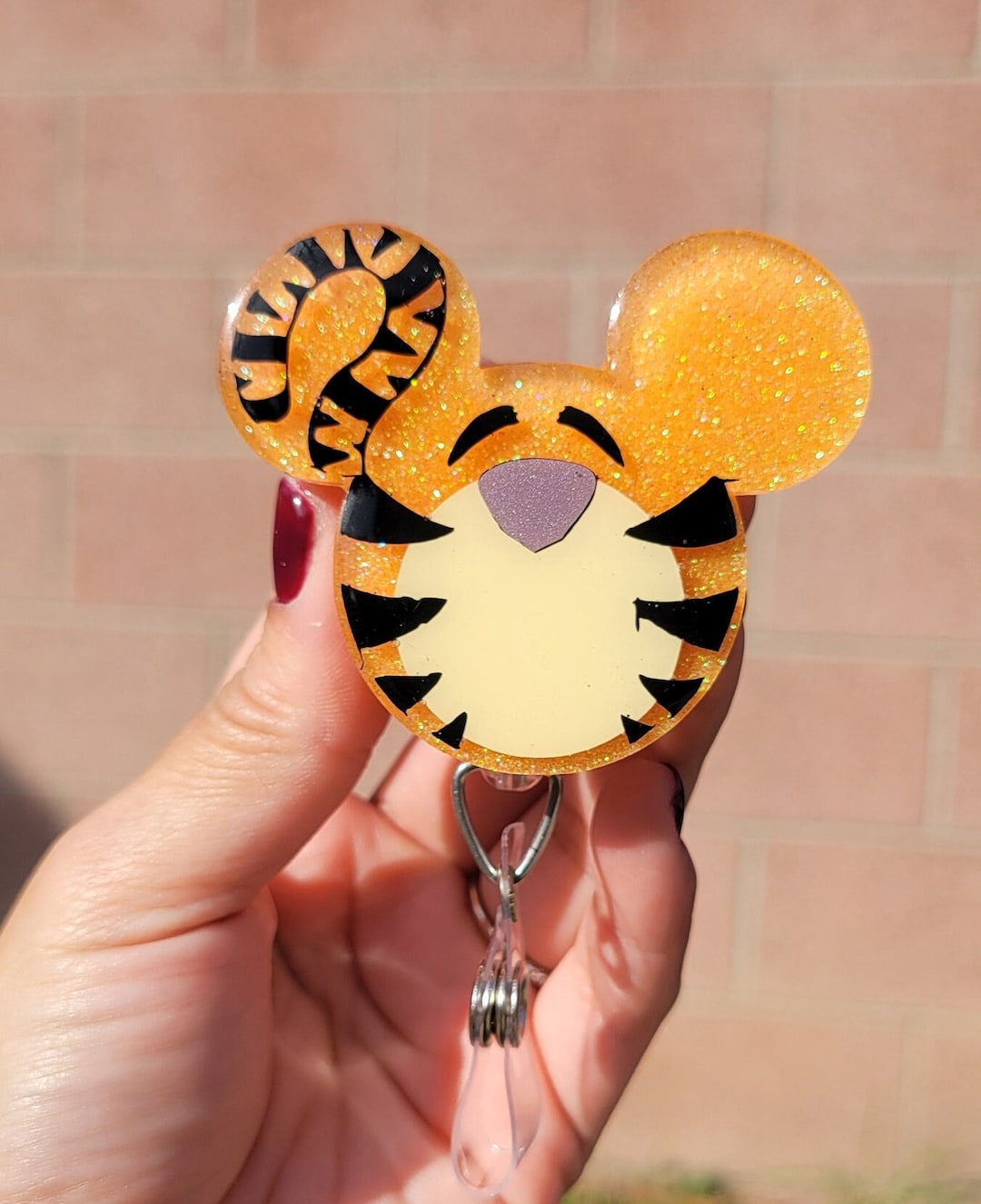 Mouse Head, Mouse Head Badge Reel, Tigger Retractable Badge Reel ...