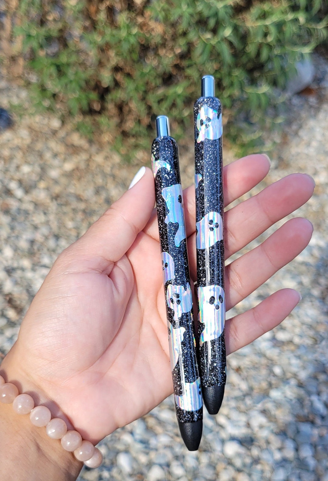 SPOOKY HALLOWEEN GHOST Refillable Gel Pen paper Mate Refillable Pen ...