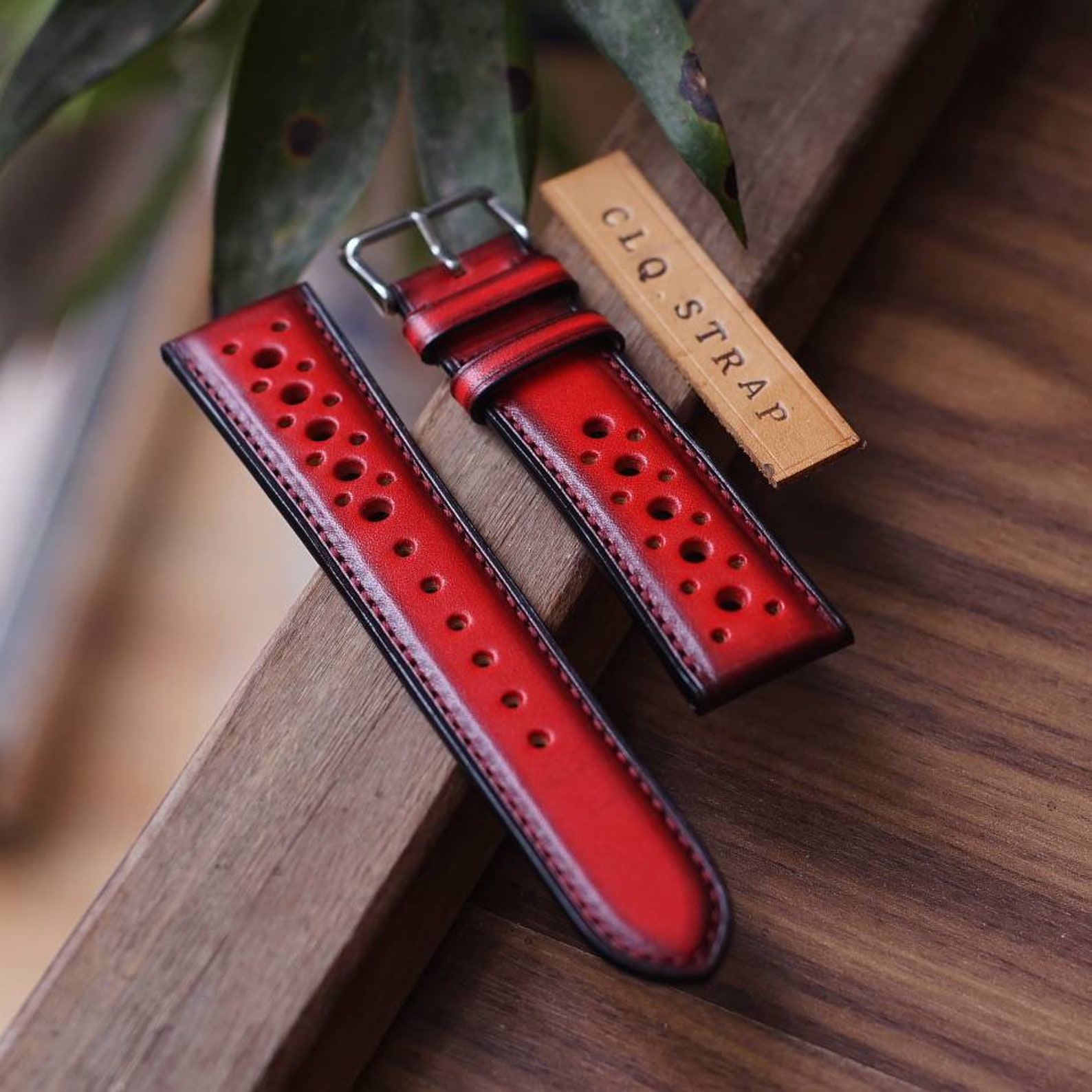 Handmade Rally Watch Band Bespoke Patina Watch Strap 20mm | Etsy