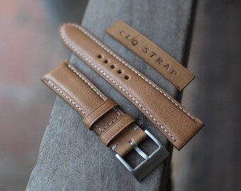 Pilot Watch Strap 18mm 20mm 22mm Handmade Leather - Etsy