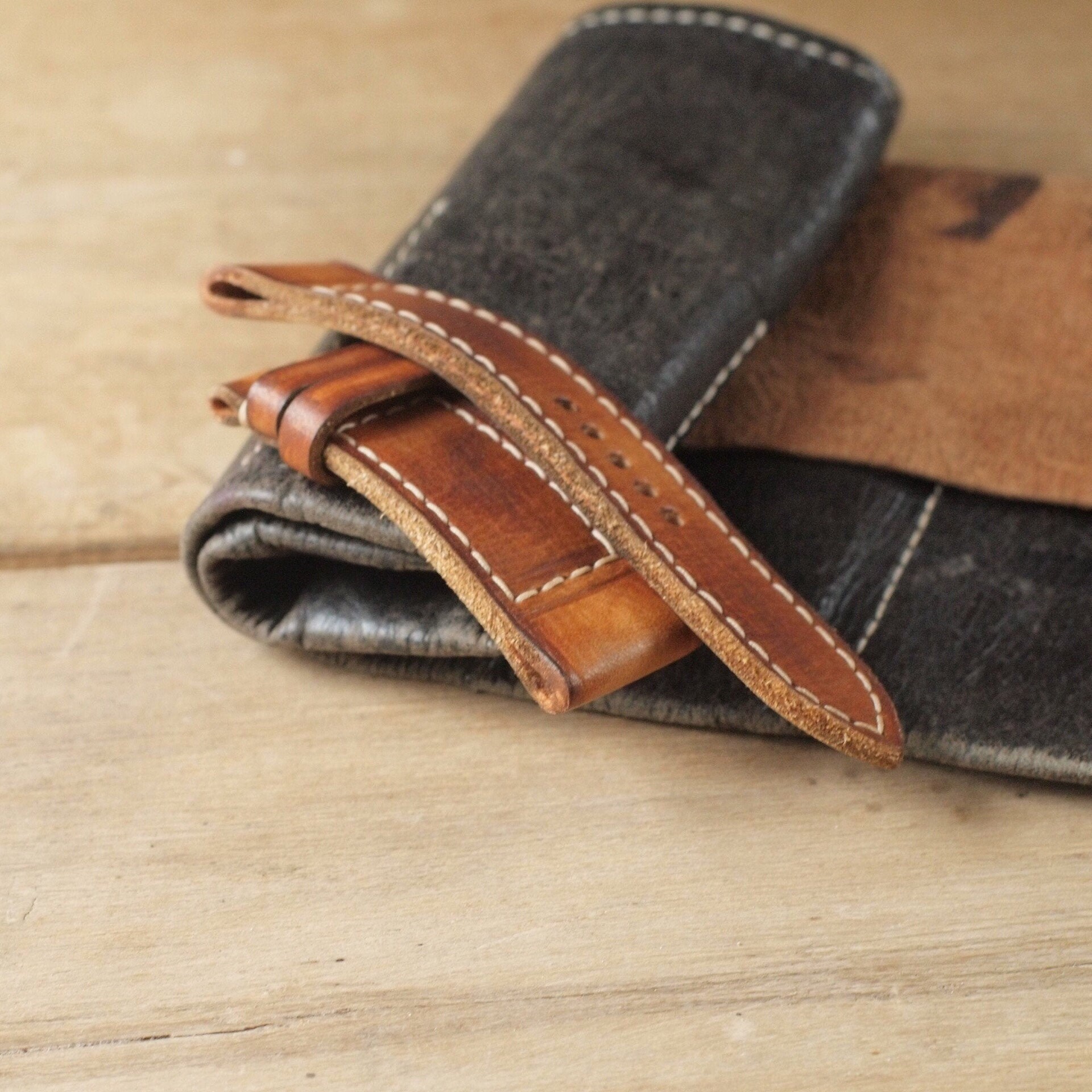 Brown Watchstrap Handmade, Italian Leather Vintage, Handcraft, Watch ...