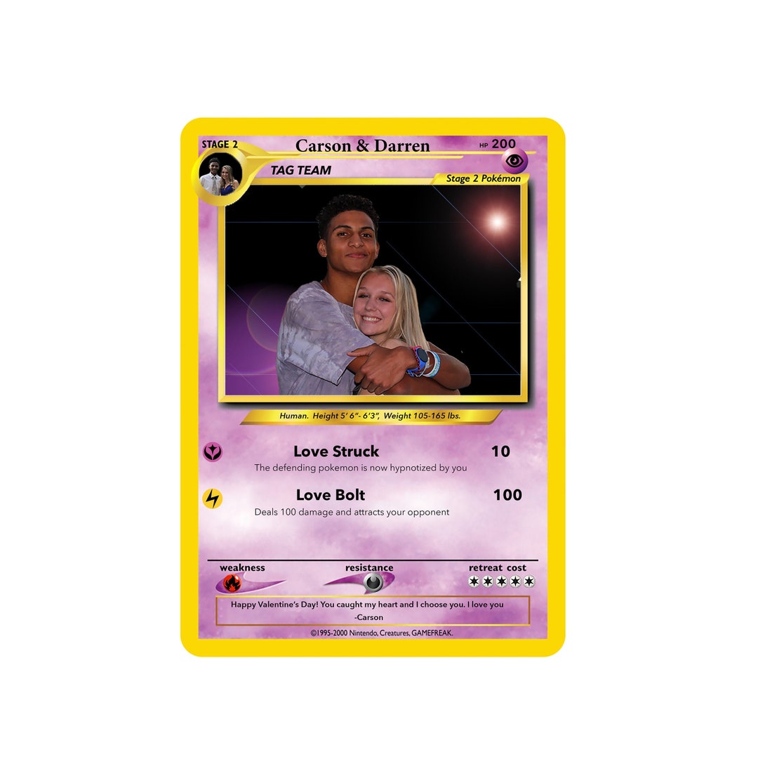 DIGITAL Custom Pokemon Card - Etsy