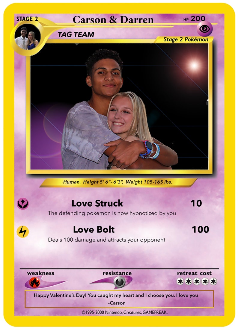 DIGITAL Custom Pokemon Card - Etsy