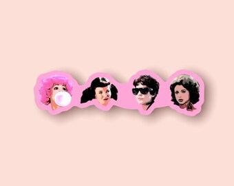 Grease Pink Ladies Stickers - Etsy