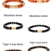 Real 18K Solid Gold Pixiu Piyao Bracelet Natural Gemstones Birthstones ...