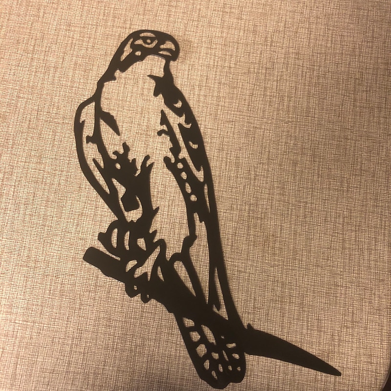 Metal Hawk Wall Art - Etsy