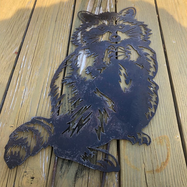 Raccoon Garden Statues - Etsy