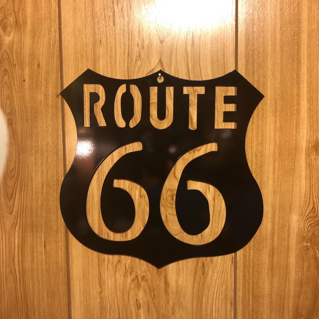 Route 66 Sign, the Most Iconic Highway in the US. Interstate Route 66 ...