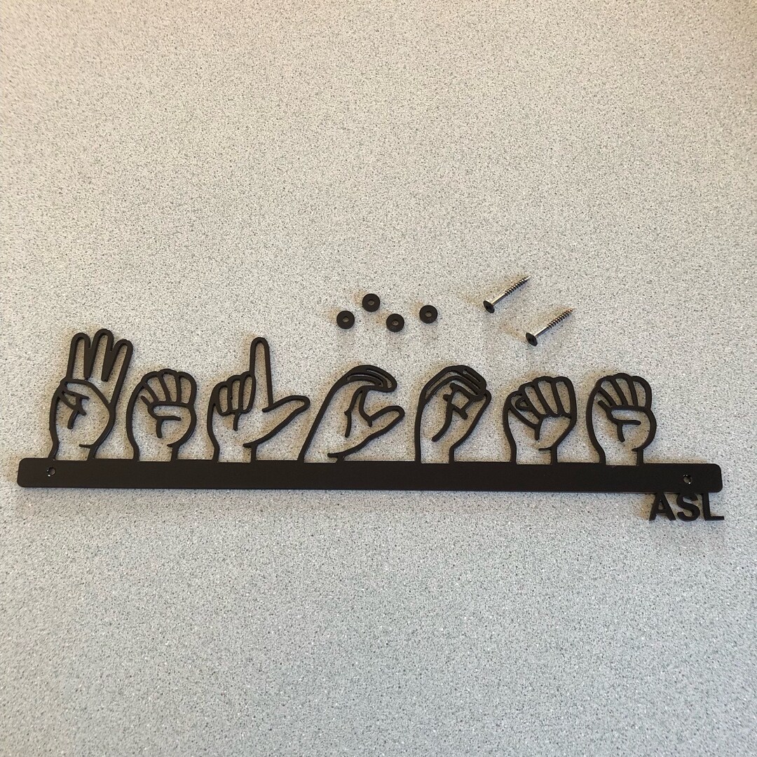 Welcome Sign in American Sign Language ASL, Great for Business, College ...