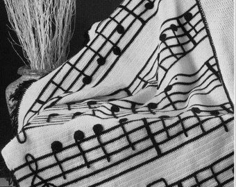 CROCHET PATTERN Musical Notes Applique Quarter Note Eighth - Etsy