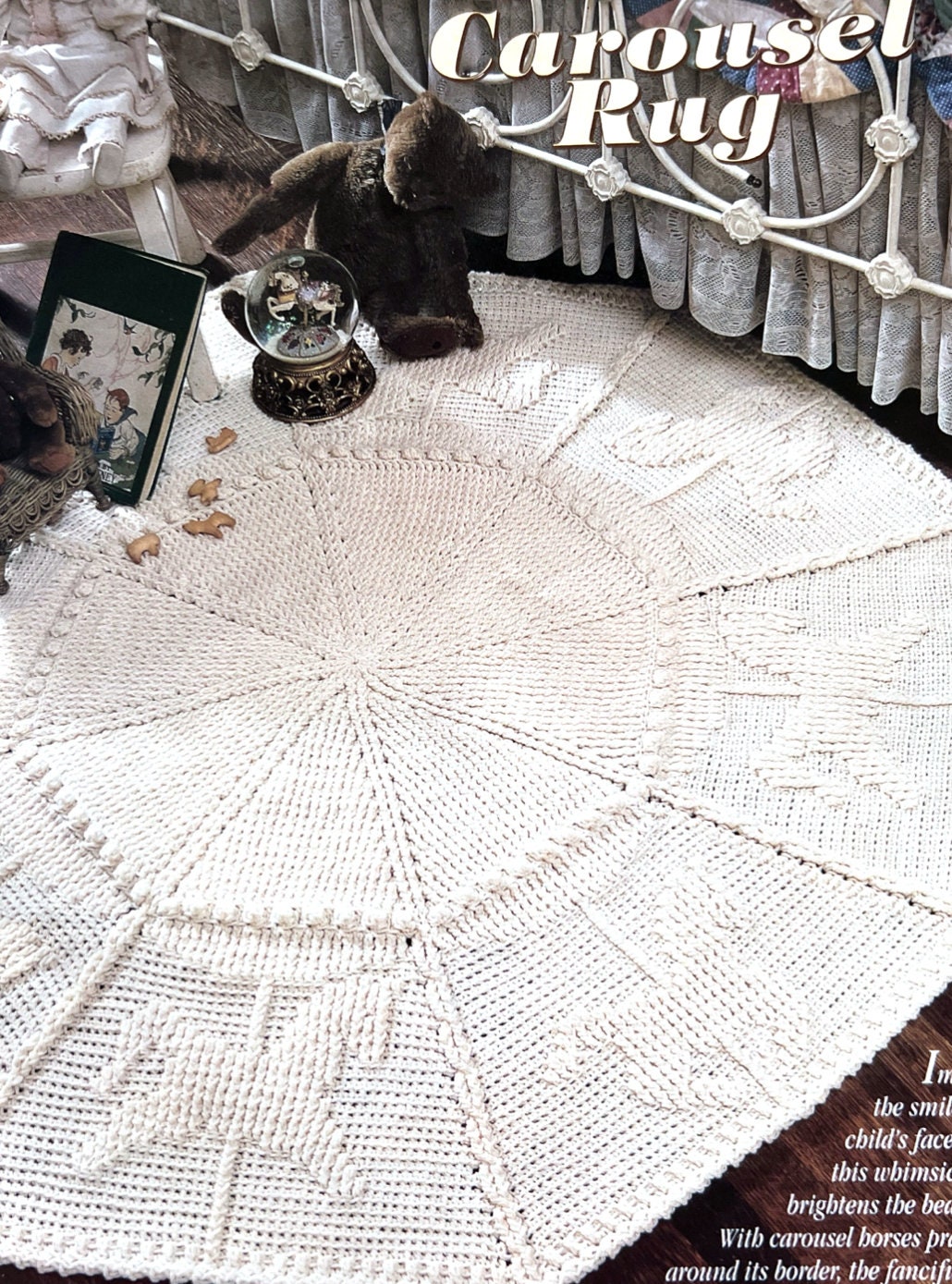 Crochet Carousel Rug Pattern - Etsy