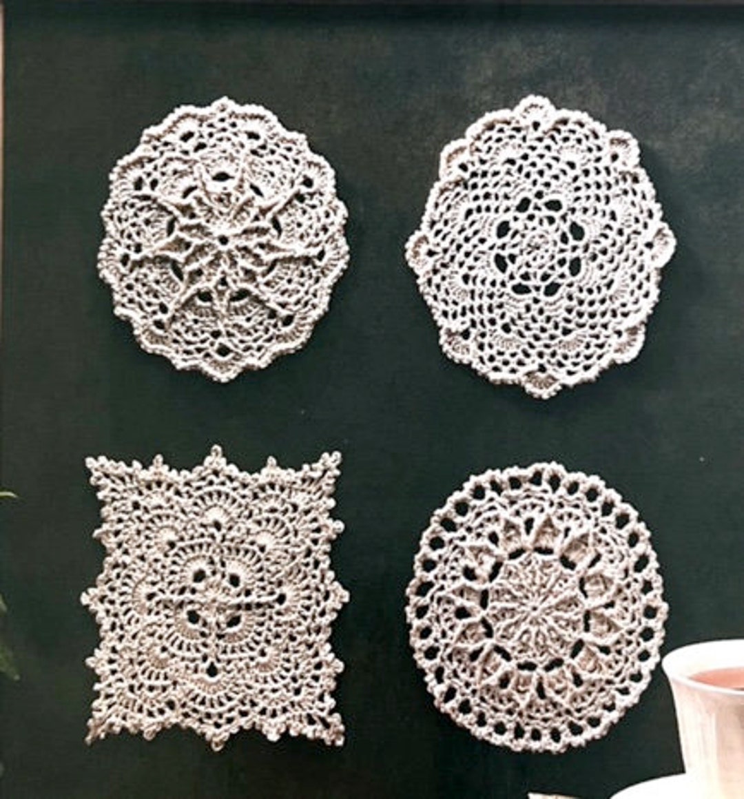 Crochet Mini Doilies Pattern - Etsy