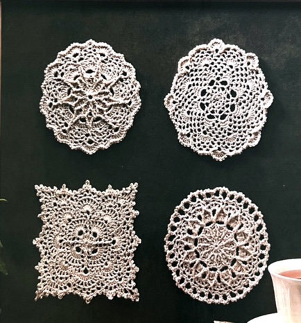 Crochet Mini Doilies Pattern - Etsy
