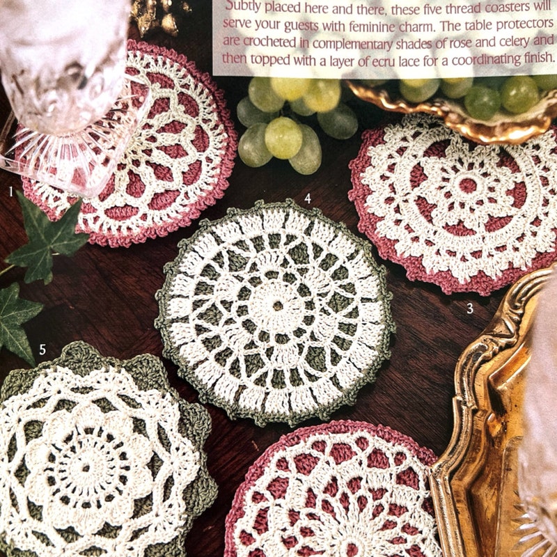Lace Coaster - Etsy