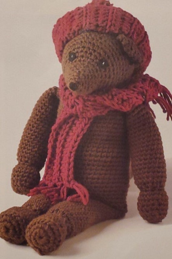 Vintage Old Fashion Teddy Bear Pattern | Etsy