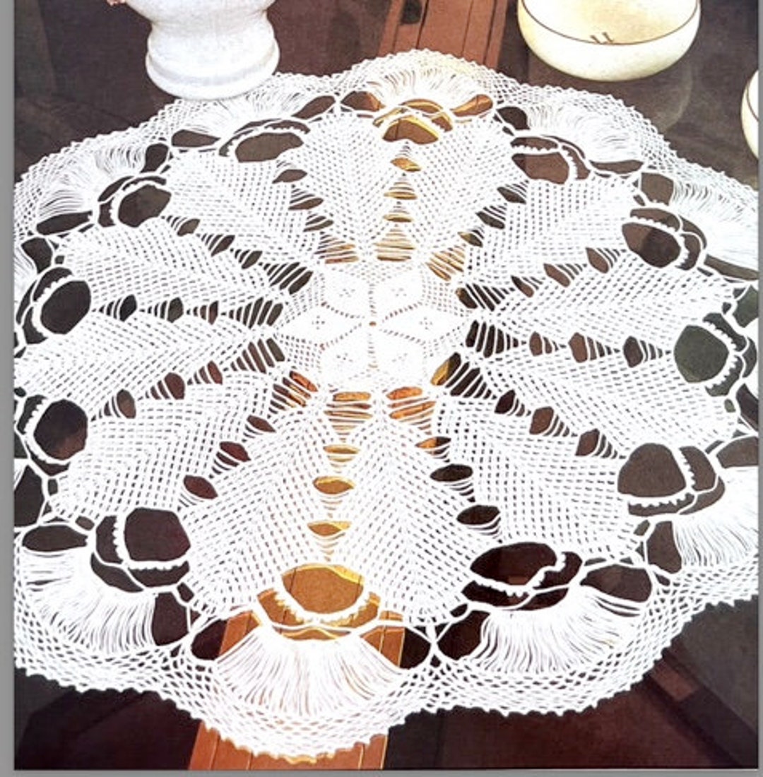 Crochet Lacy Loops Doily Pattern - Vintage - Etsy