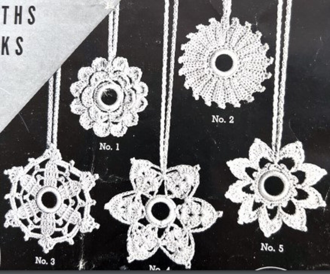 Crochet Curtain Pulls Pattern - Etsy