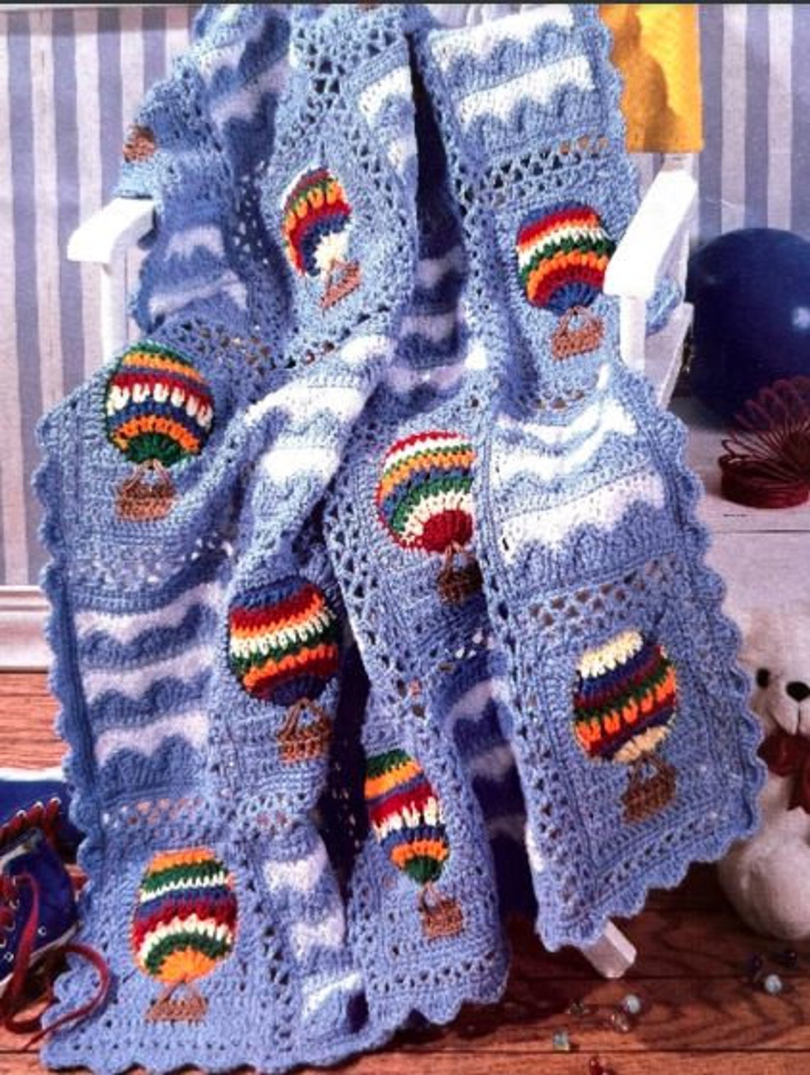 Crochet up up and Away Afghan Pattern - Etsy