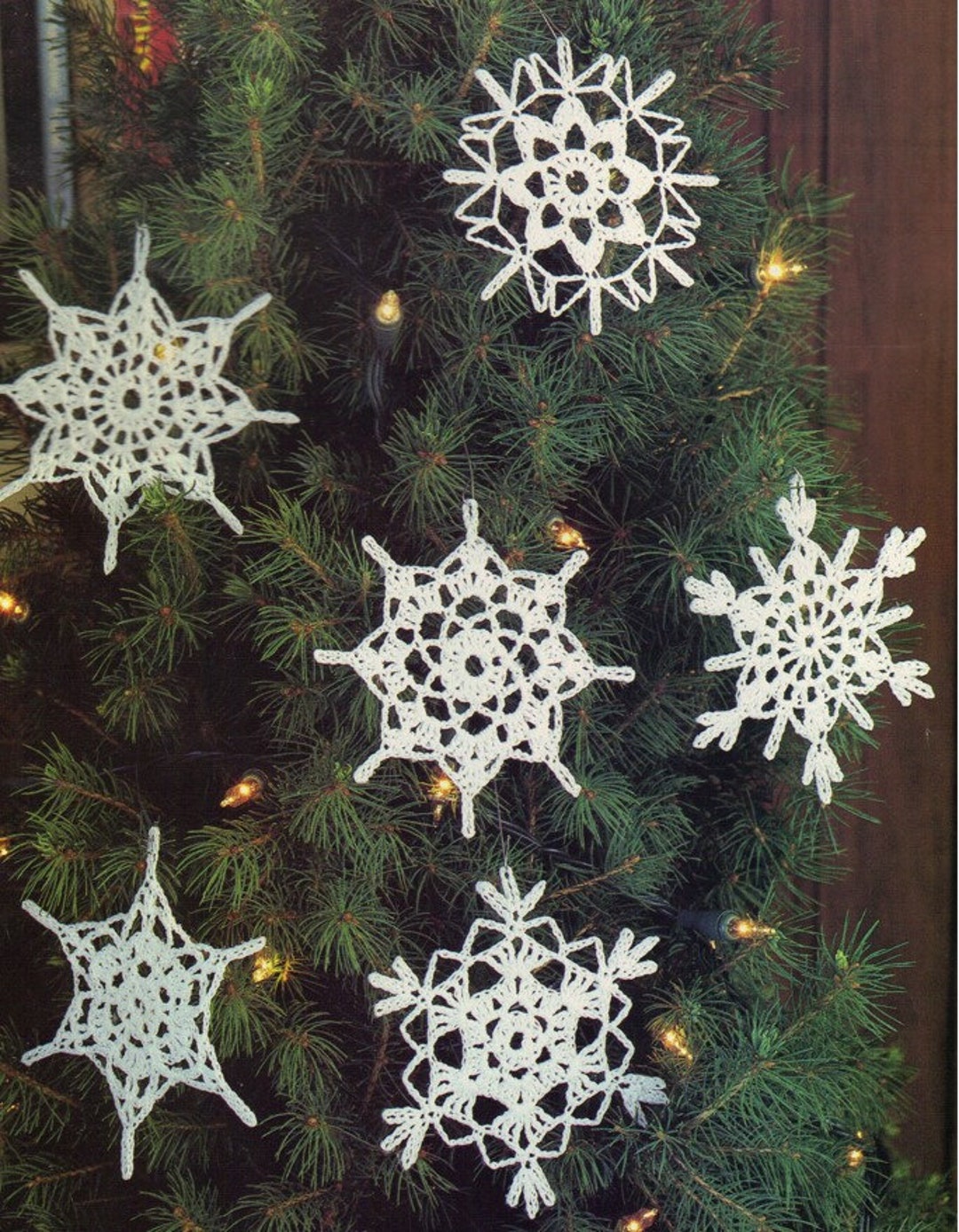 Vintage Crochet Snowflakes Pattern - Etsy Canada