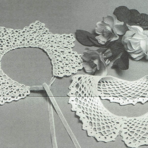 Crochet Collar Pattern Women's Victorian Style Collars PDF - Etsy