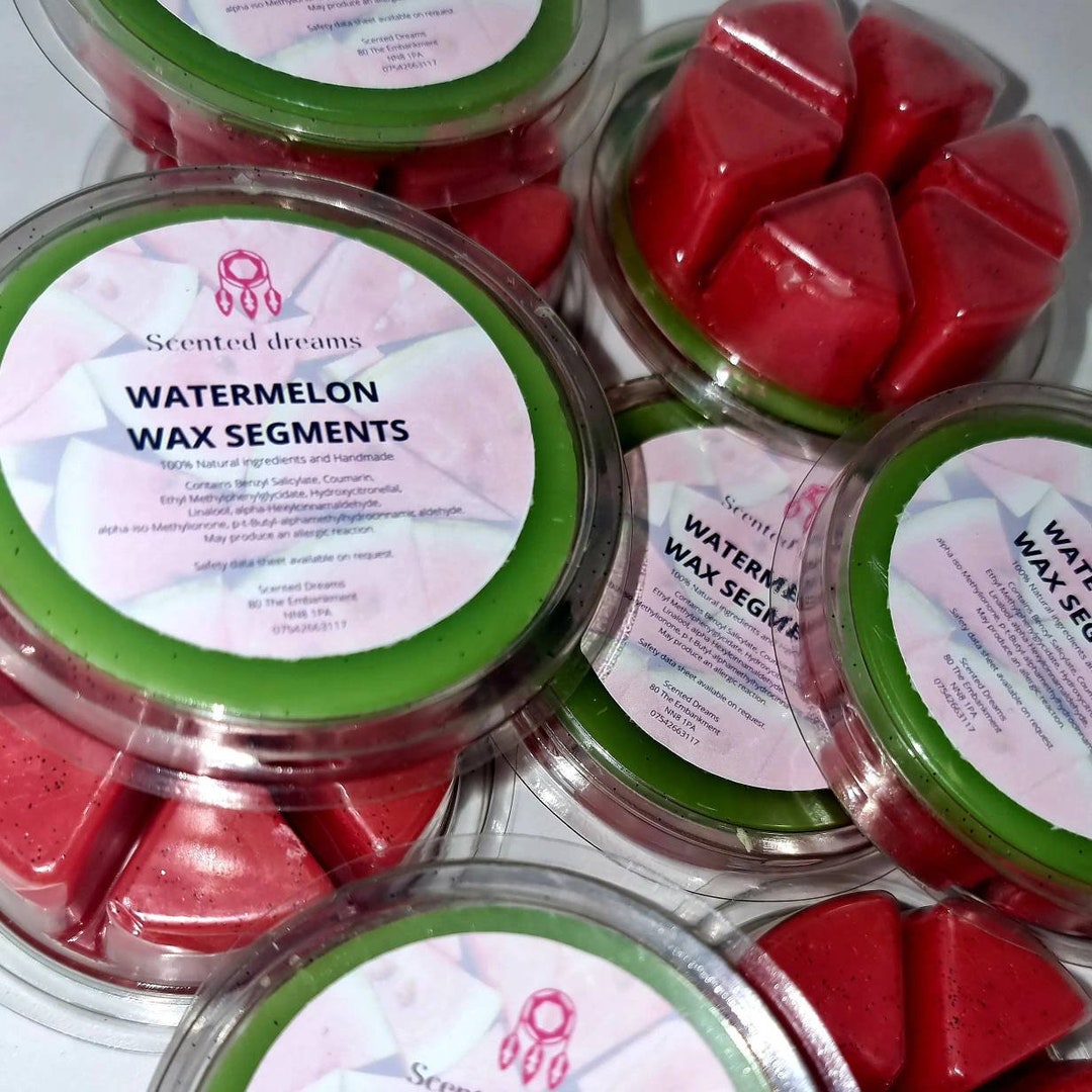 Watermelon Wax Melts, Watermelon Wax Pots, Watermelon Wax Melt Segments ...