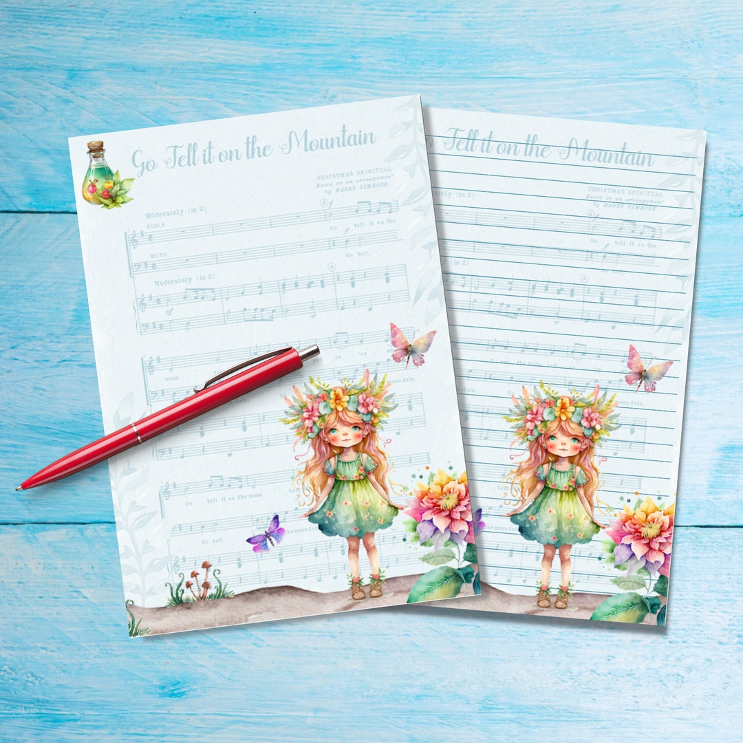 Harmony A5 Letter Writing Paper, Pen Pal Supplies, Stationery Lined or ...