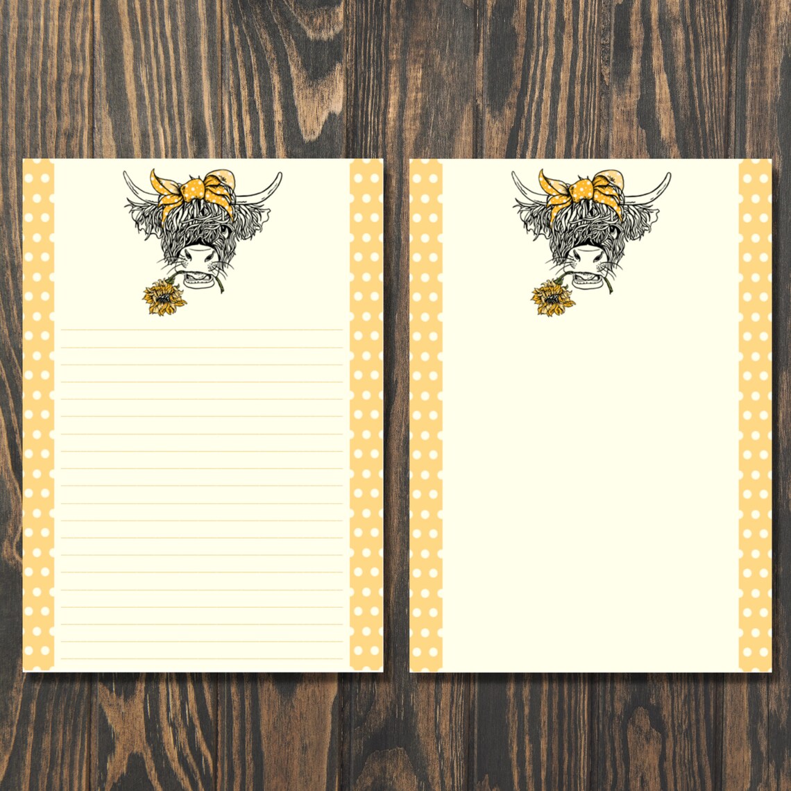 Longhorn A5 Letter Writing Paper Pen Pal Supplies Stationery - Etsy